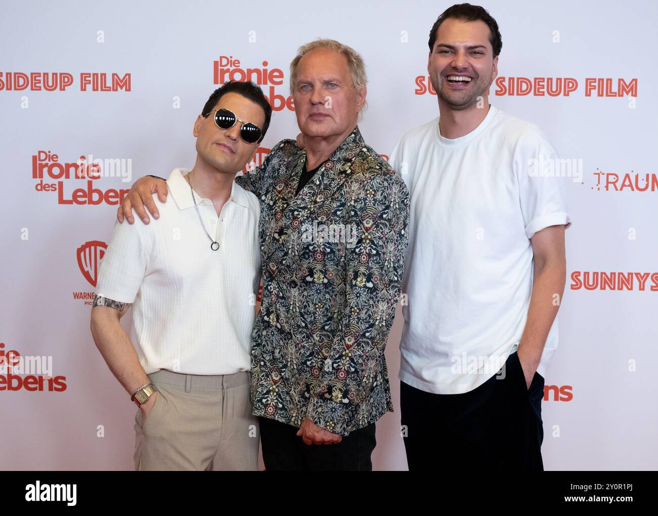Munich, Germany. 03rd Sep, 2024. Uwe Ochsenknecht (M), actor, and his ...