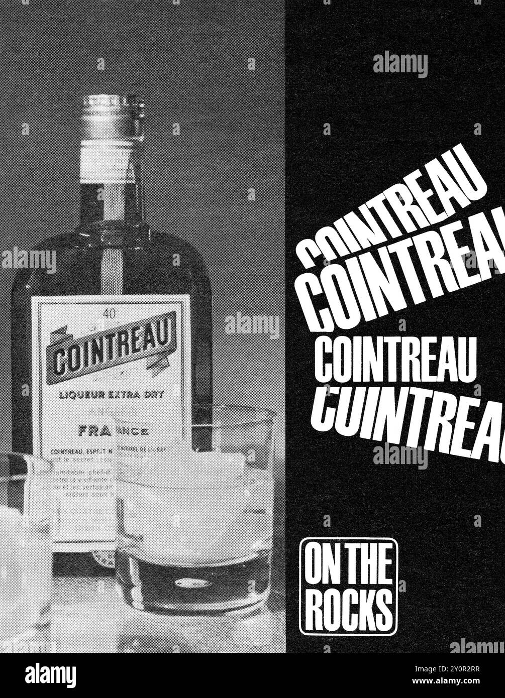 1964 U.S. advertisement for Cointreau orange flavoured triple sec ...