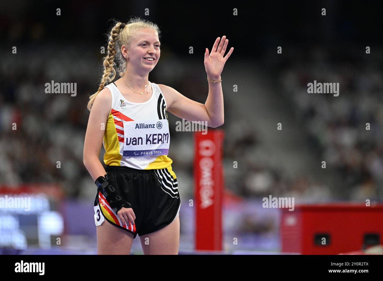 Paris, France. 03rd Sep, 2024. Belgian Paralympian athlete Selma Van ...