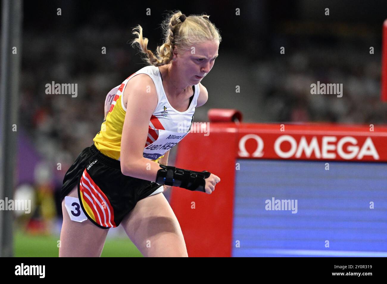 Paris, France. 03rd Sep, 2024. Belgian Paralympian athlete Selma Van ...