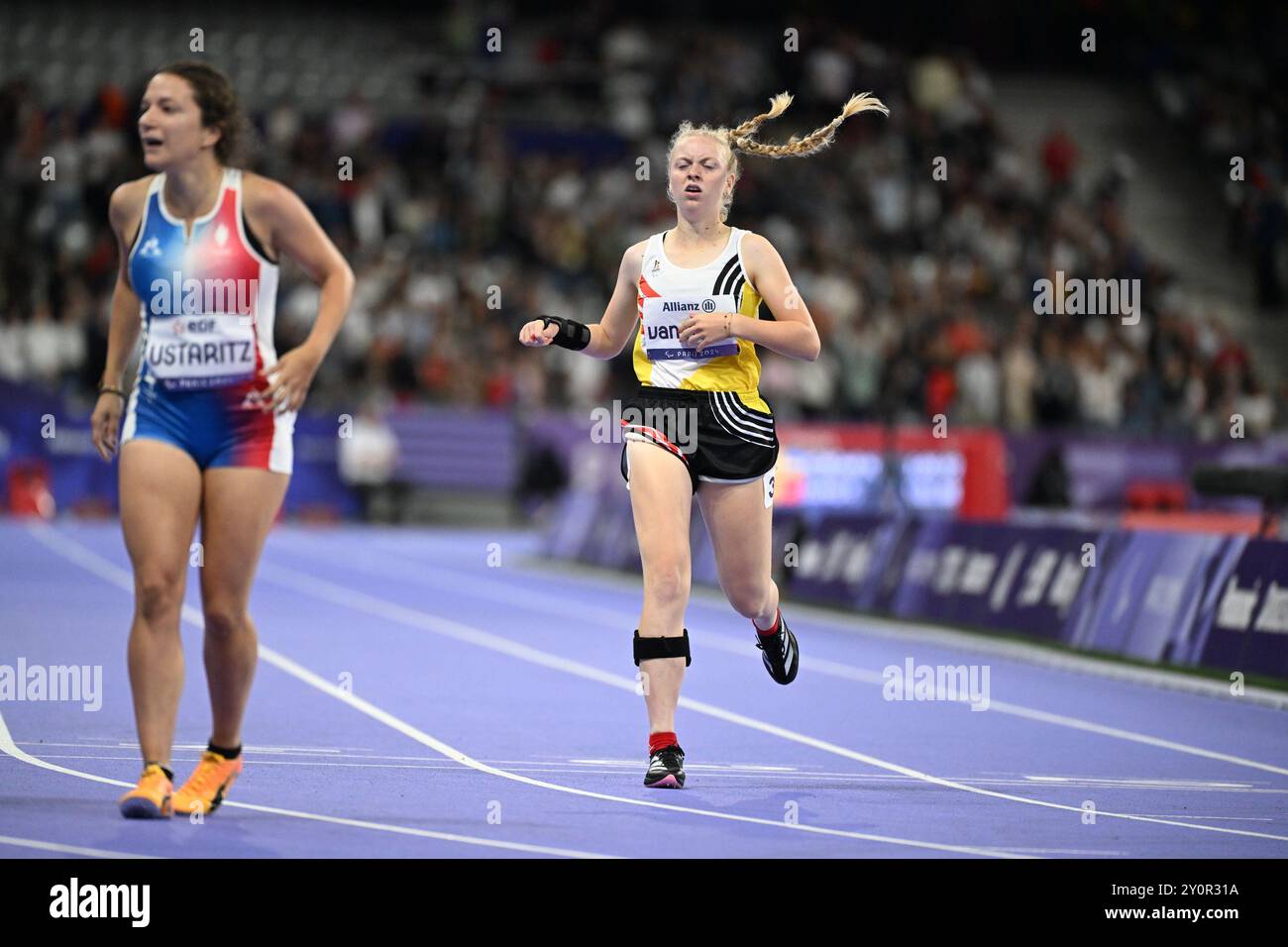 Paris, France. 03rd Sep, 2024. Belgian Paralympian athlete Selma Van ...