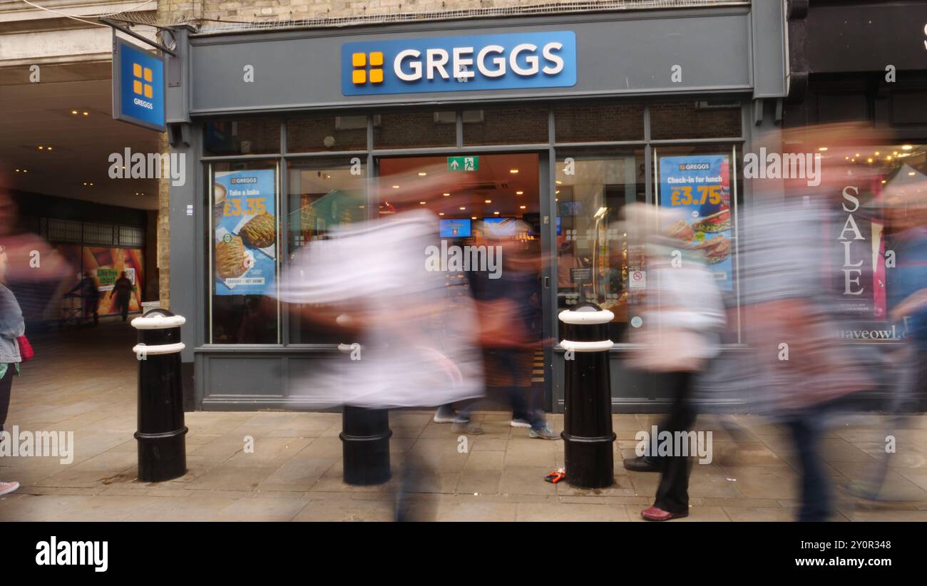 Greggs bakery in high hi-res stock photography and images - Alamy