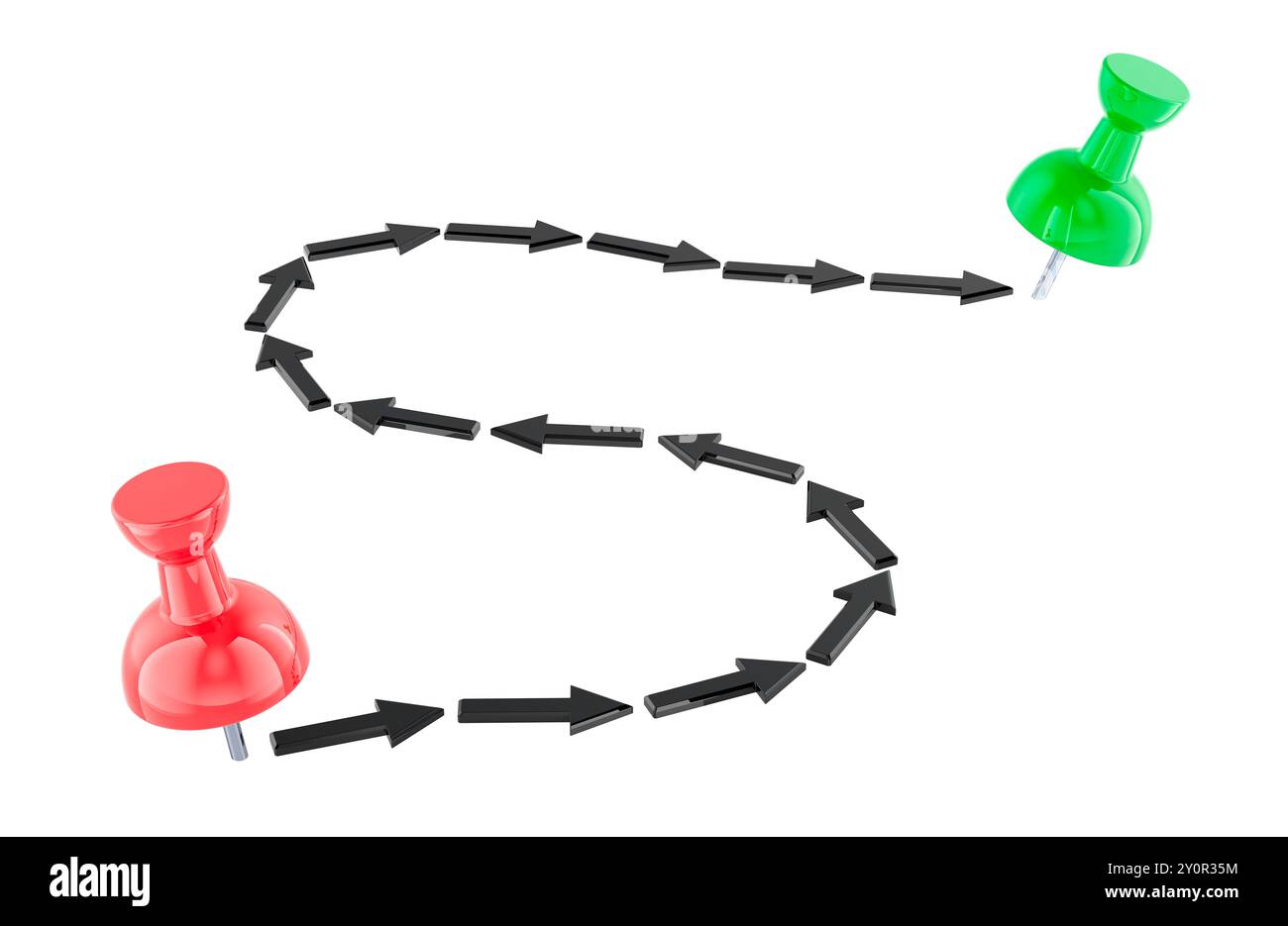 Two push pins hi-res stock photography and images - Alamy