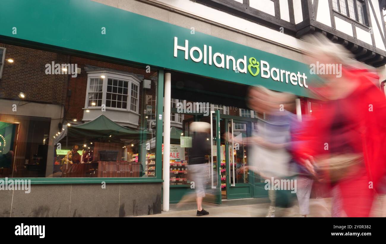 The Holland & Barrett store in Winchester Stock Photo - Alamy