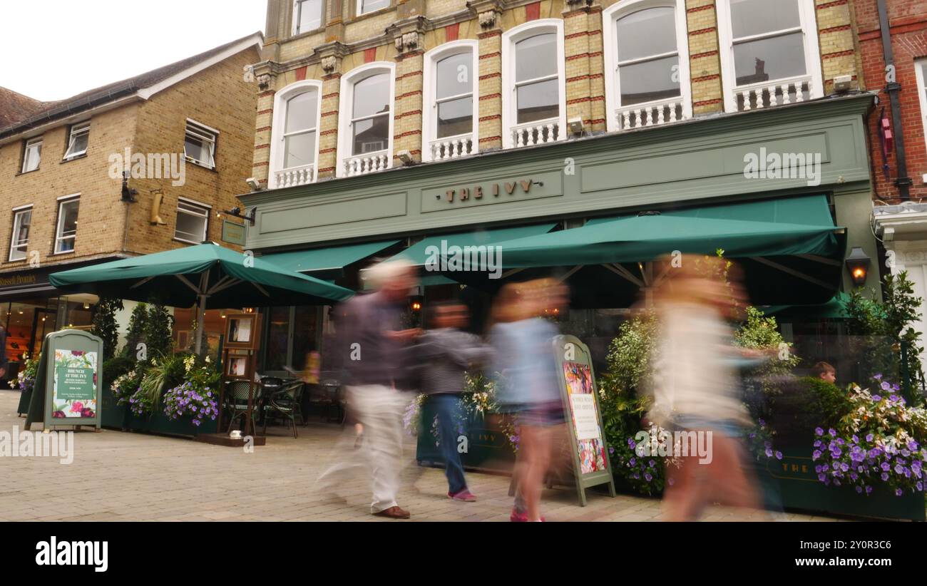 The Ivy Restaurant in Winchester, Hampshire Stock Photo - Alamy