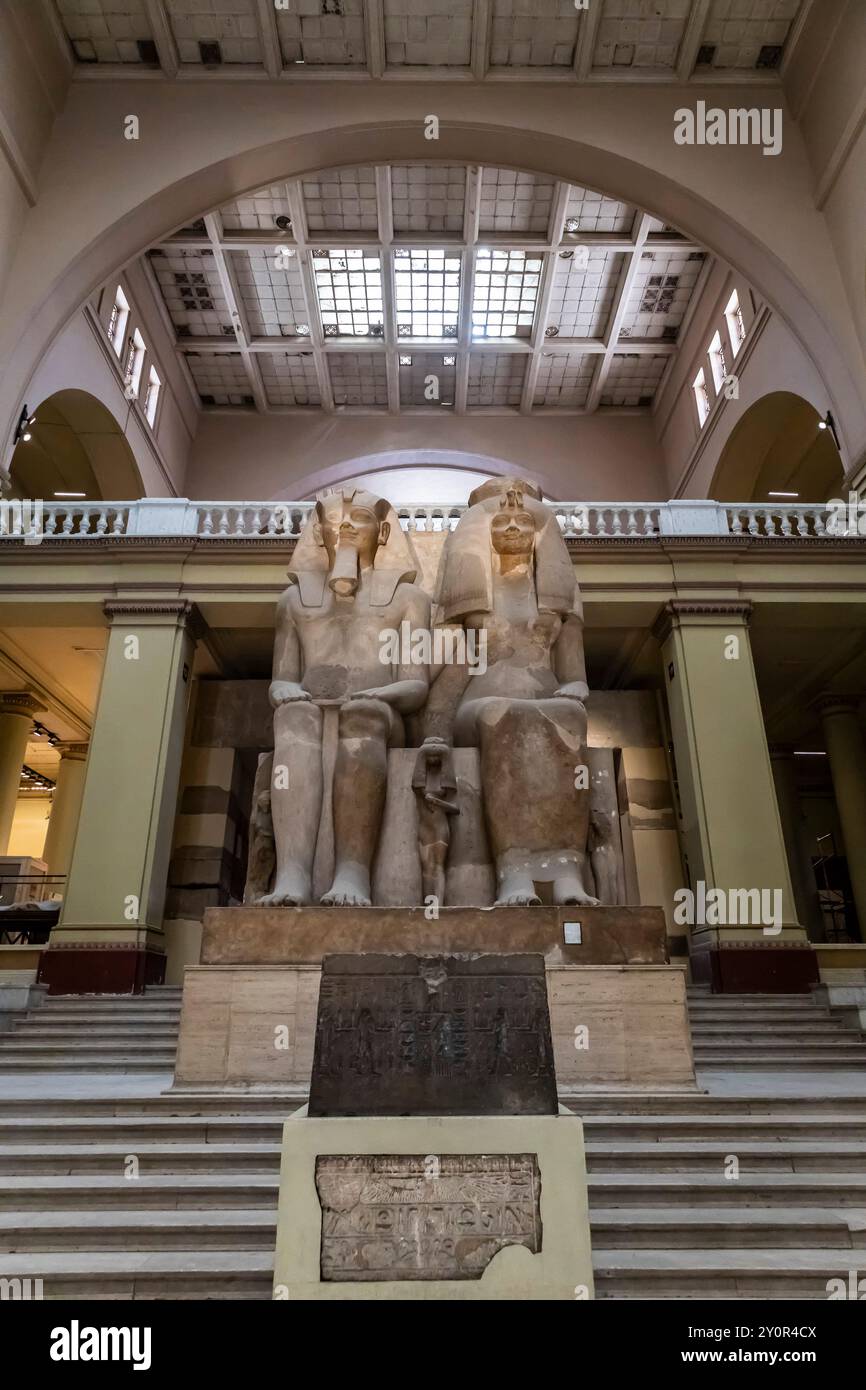 Cairo egyptian museum colossal hi-res stock photography and images - Alamy