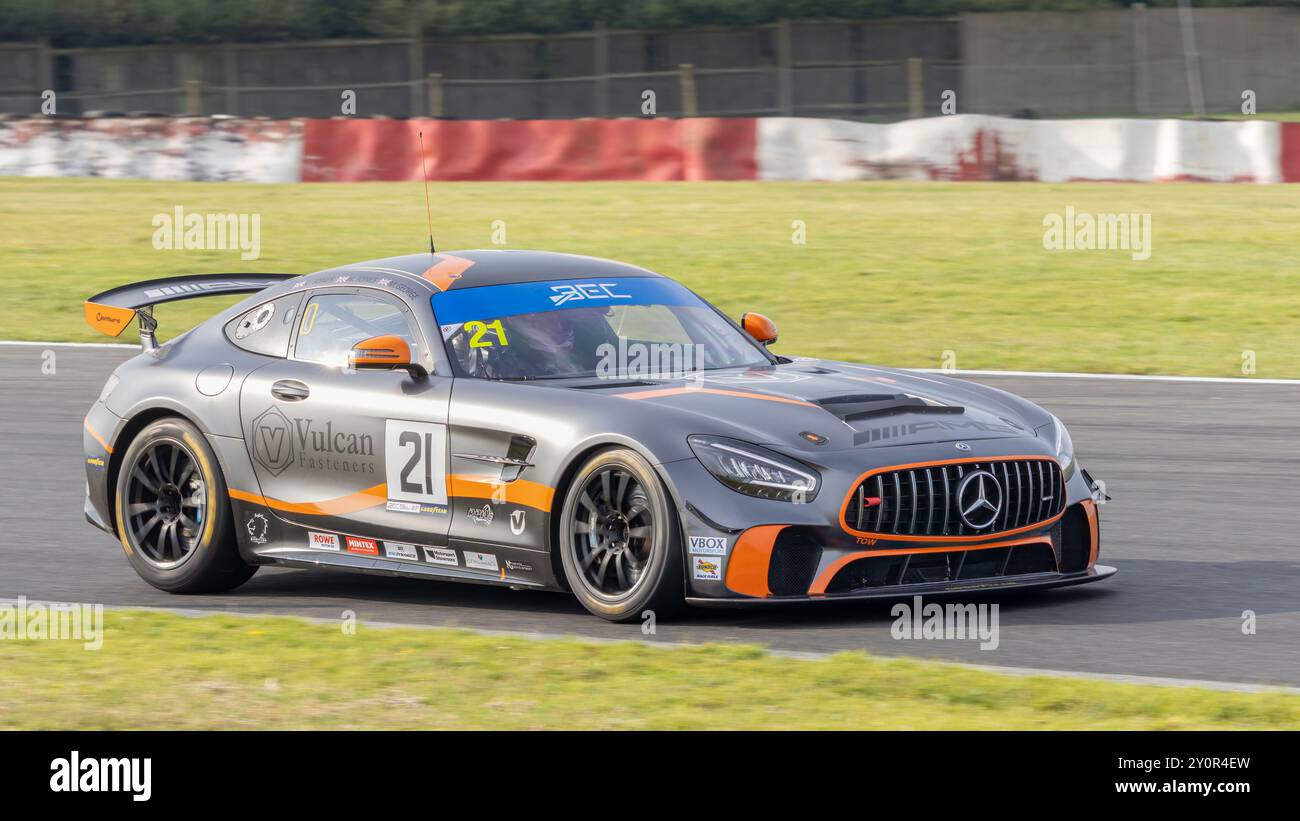 Chris Jones / Matt George in the Mercedes AMG GT4 during the 2023 ...