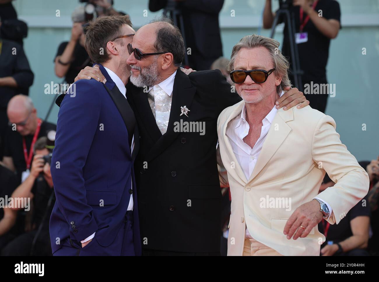 VENICE, ITALY - SEPTEMBER 03: Daniel Craig, Director Luca Guadagnino ...