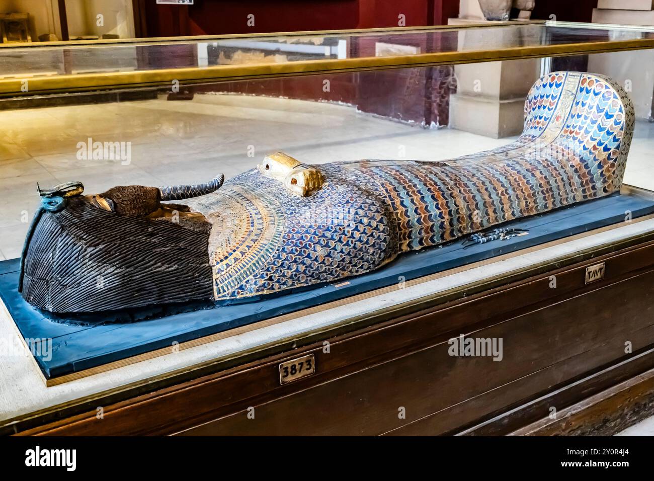 Egyptian Museum(Cairo museum), Coffin lid of king Akhenaten(Amenhotep ...