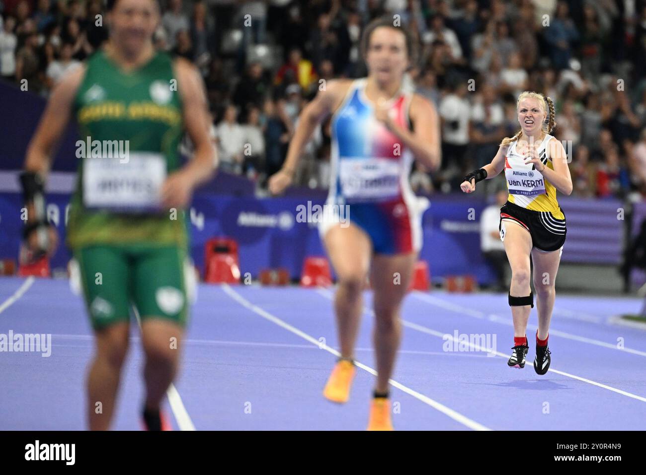 Paris, France. 03rd Sep, 2024. Belgian Paralympian athlete Selma Van ...