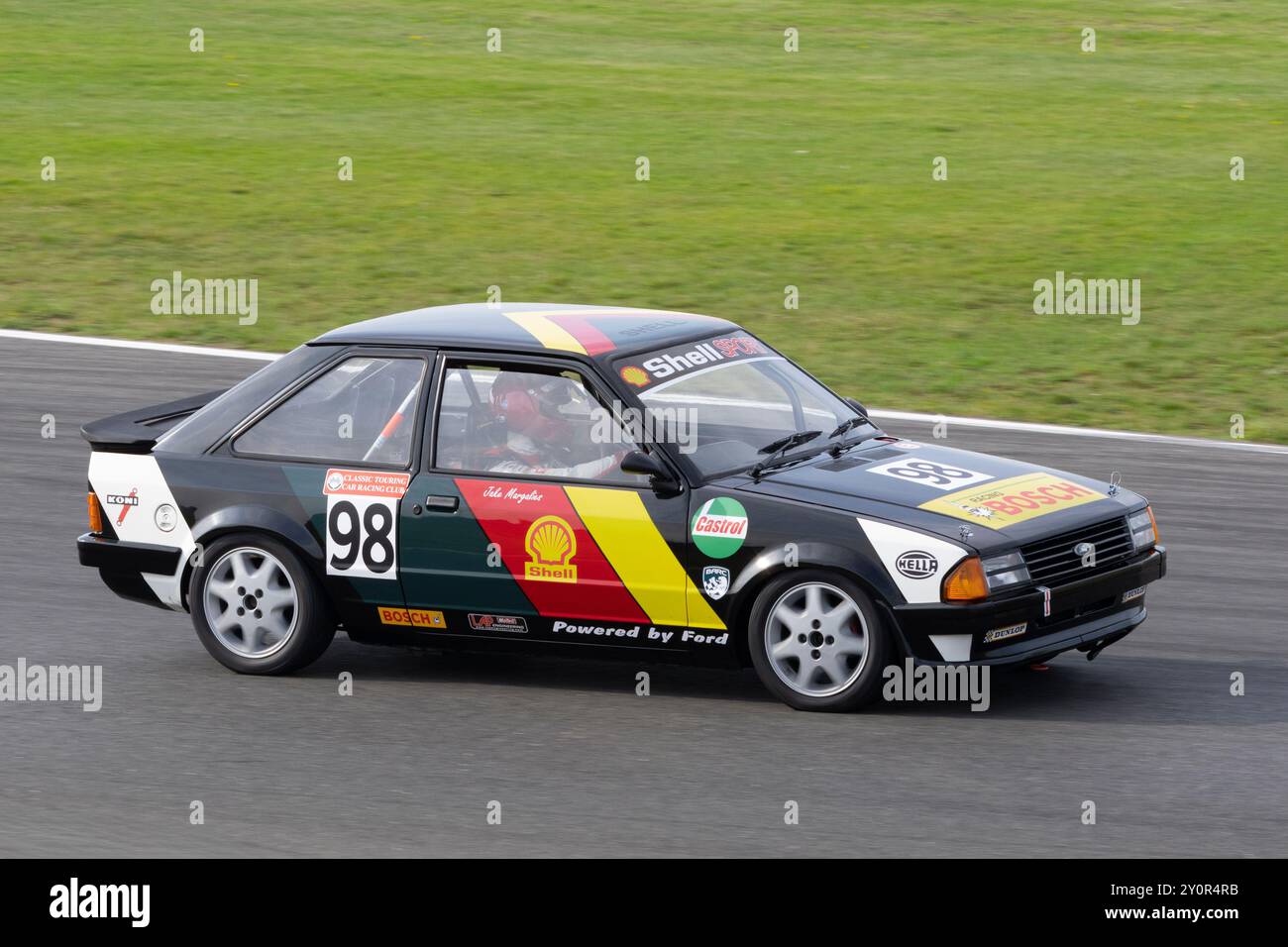 Jake Margalies in his Ford Escort XR3i during the 2023 Classic Touring ...