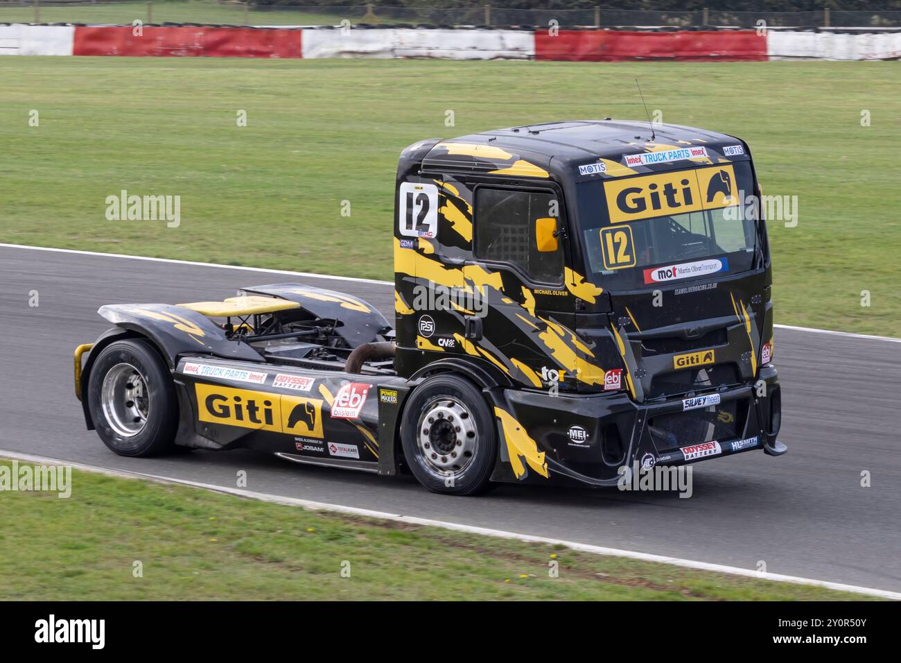 Michael Oliver in the Team Oliver Racing MAN TGX during the 2023 ...