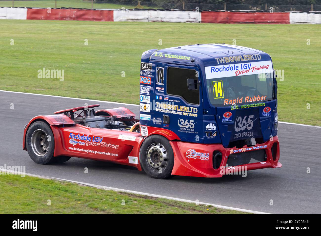John Bowler in the Bowler Racing MAN TGX during the 2023 Snetterton ...
