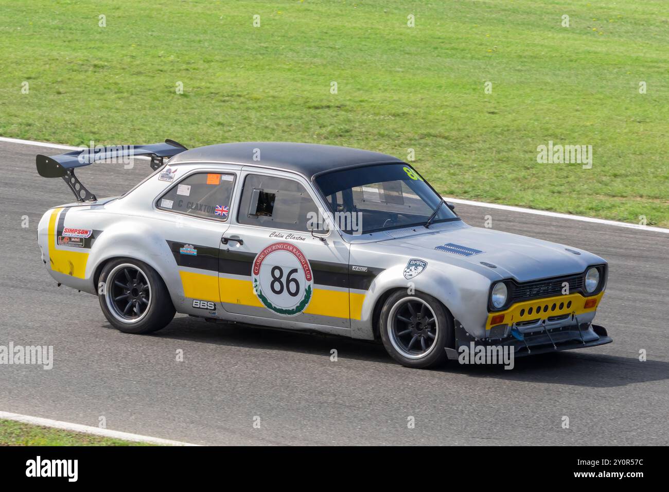 Colin Claxton in his 1971 Ford Escort RS1800 during the 2023 Classic ...