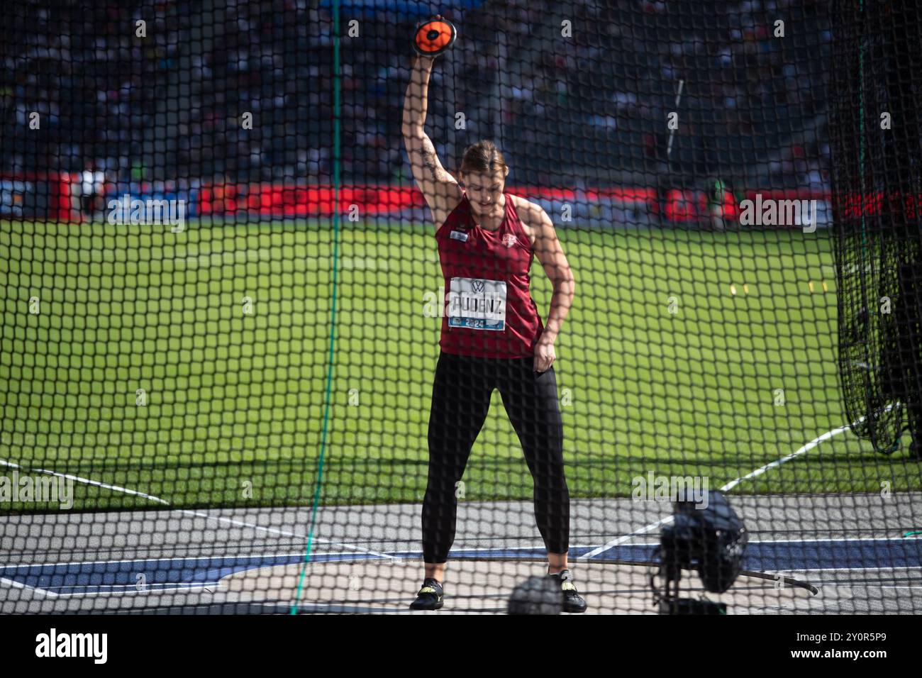 Berlin, Germany. 01rd Sep, 2024.Athletics, Meeting, ISTAF: Discus Throw ...