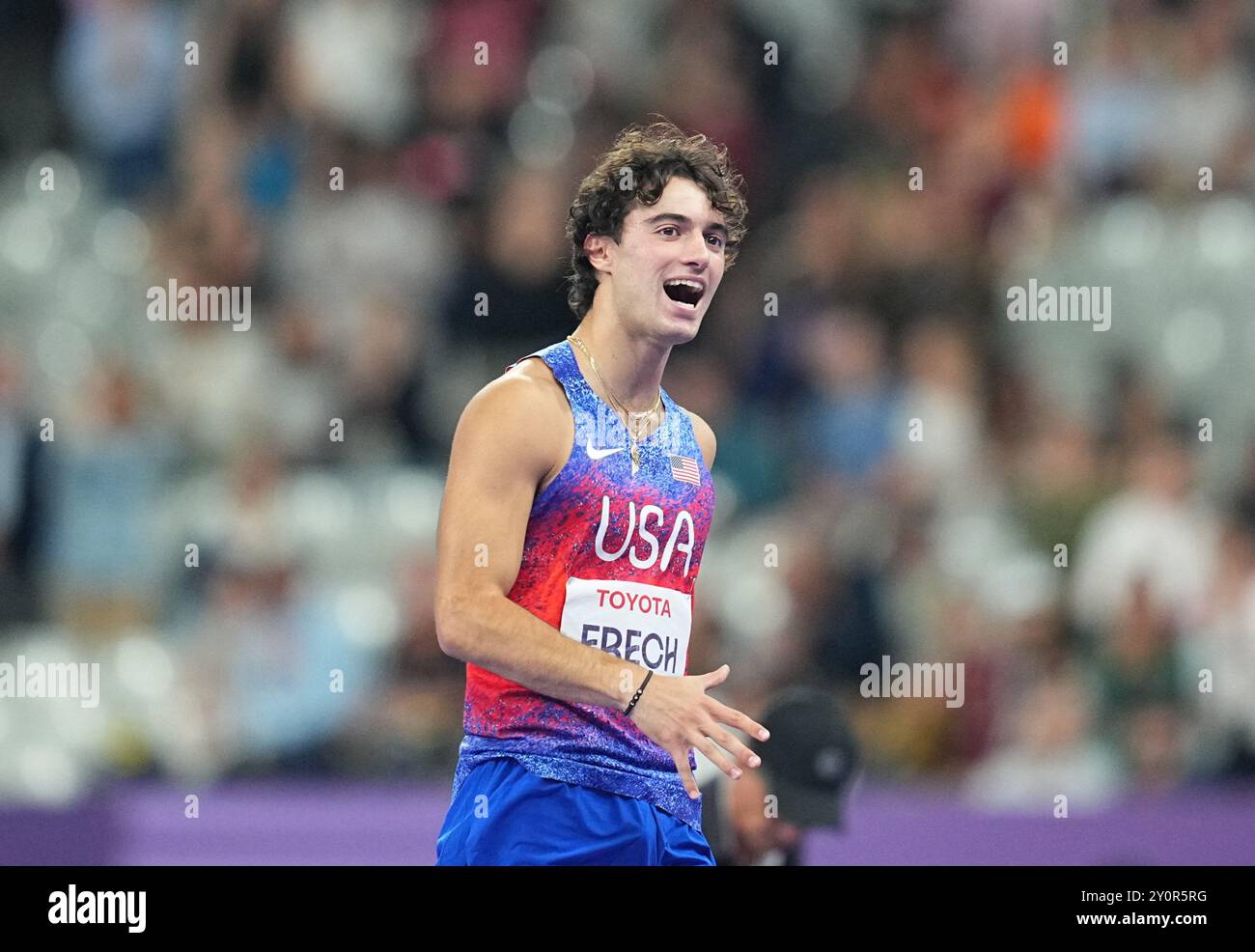 Stade de France, Paris, France. 03rd Sep, 2024. Ezra Frech of United ...
