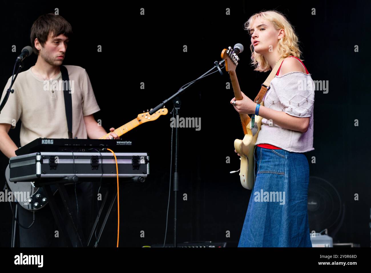 LADYLIKE, CONCERT, 2024: Lead singer and guitarist Georgia Butler of ...