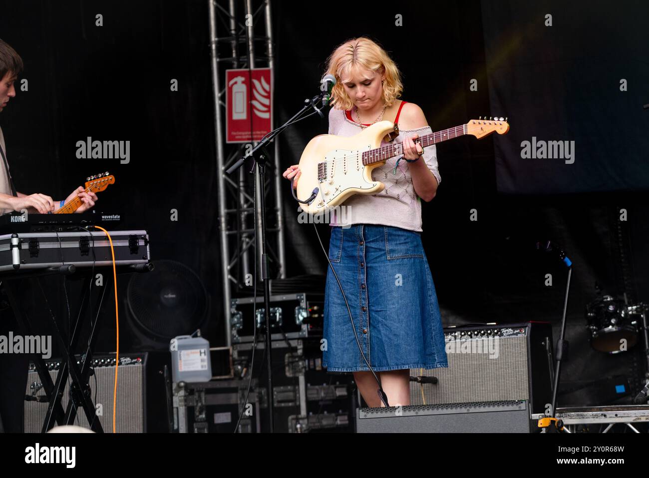 LADYLIKE, CONCERT, 2024: Lead singer and guitarist Georgia Butler of ...
