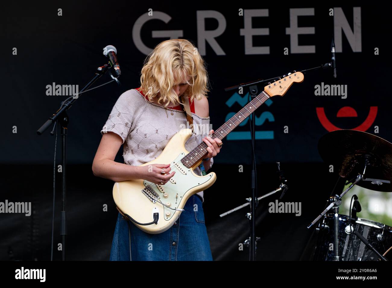 LADYLIKE, CONCERT, 2024: Lead singer and guitarist Georgia Butler of ...