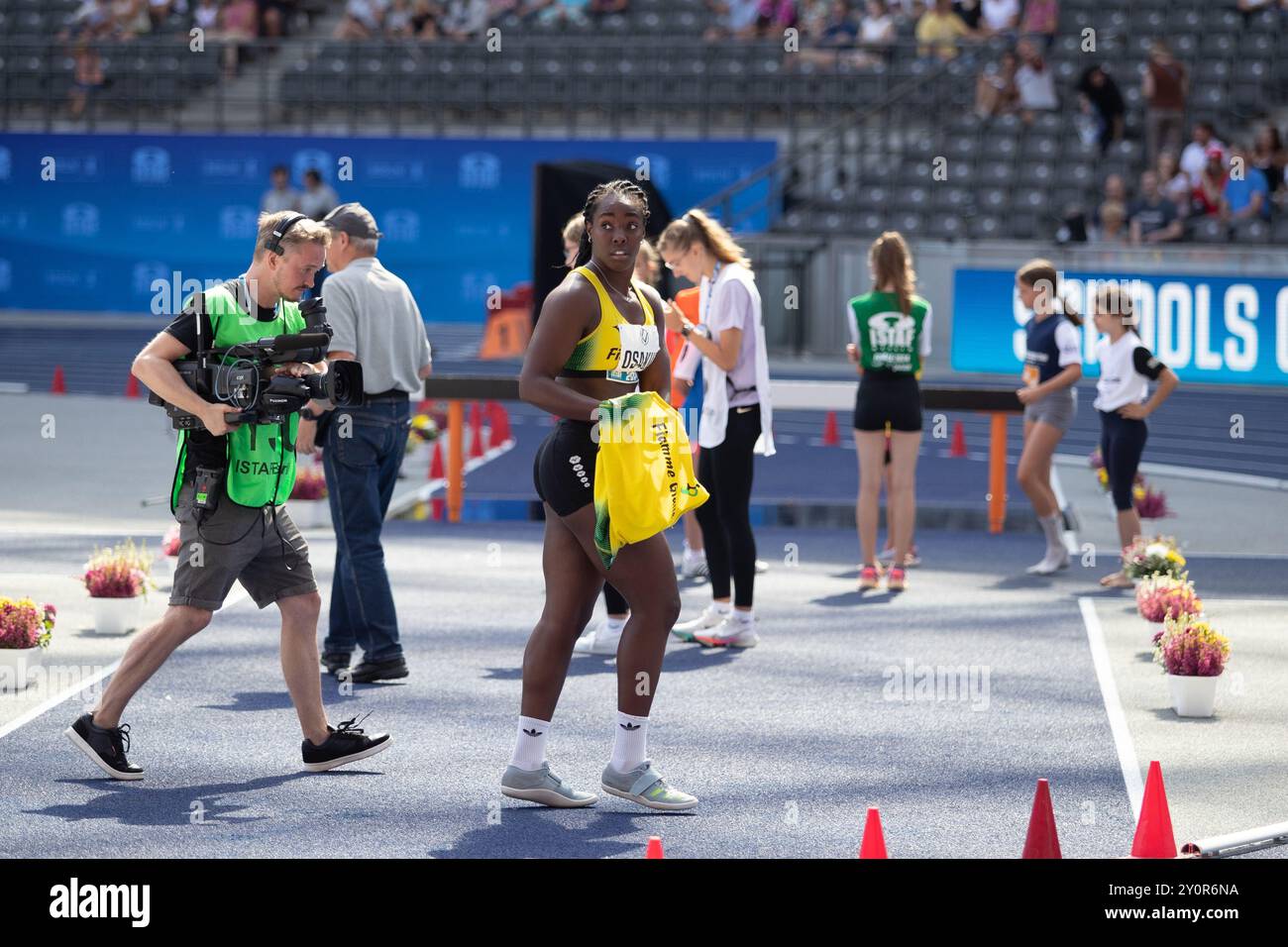 Berlin, Germany. 01rd Sep, 2024.Athletics, Meeting, ISTAF: Discus Throw ...