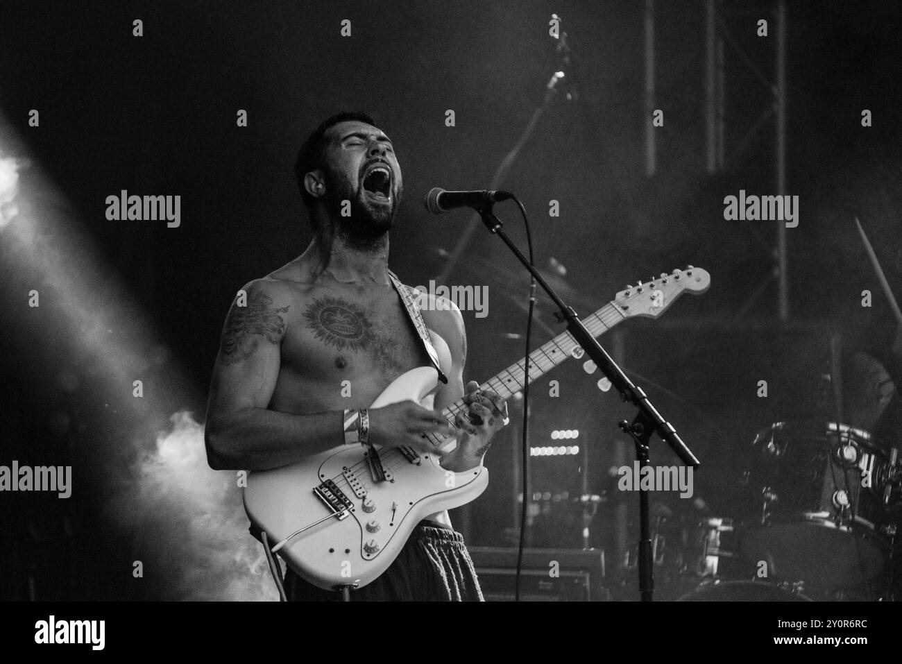 MARUJA, CONCERT, 2024: Harry Wilkinson of the band Maruja play the new ...