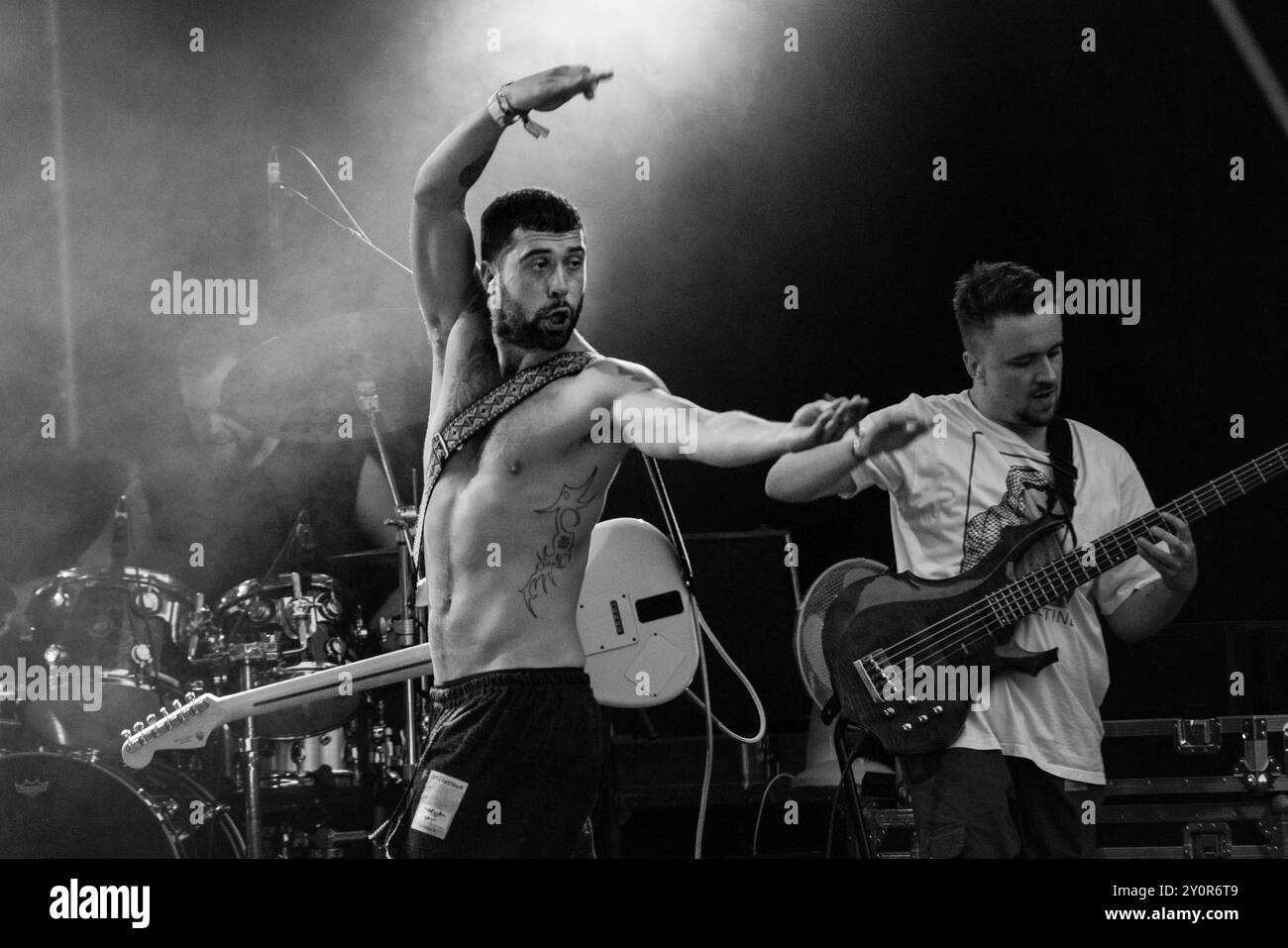 MARUJA, CONCERT, 2024: Harry Wilkinson of the band Maruja play the new ...