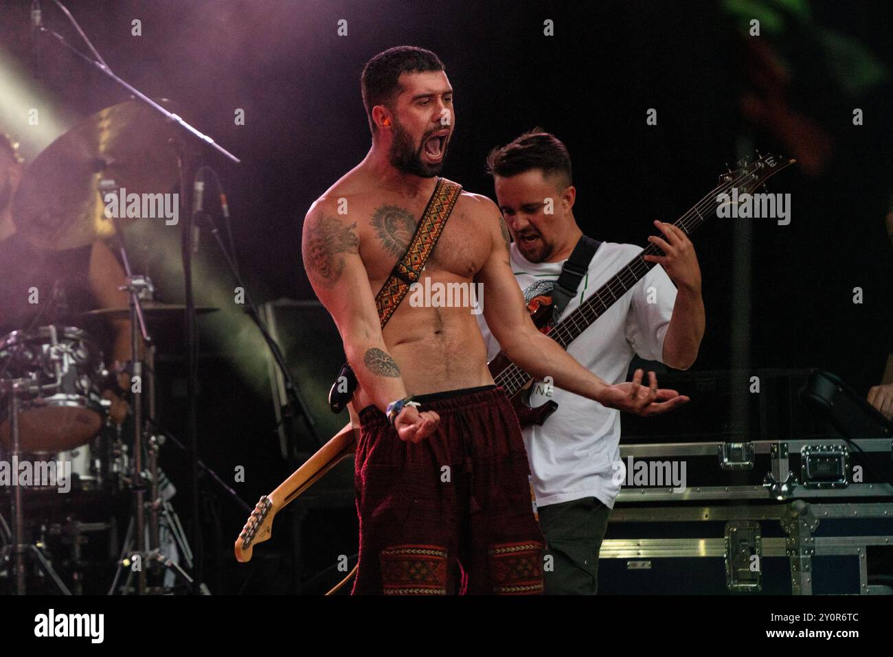 MARUJA, CONCERT, 2024: Harry Wilkinson of the band Maruja play the new ...
