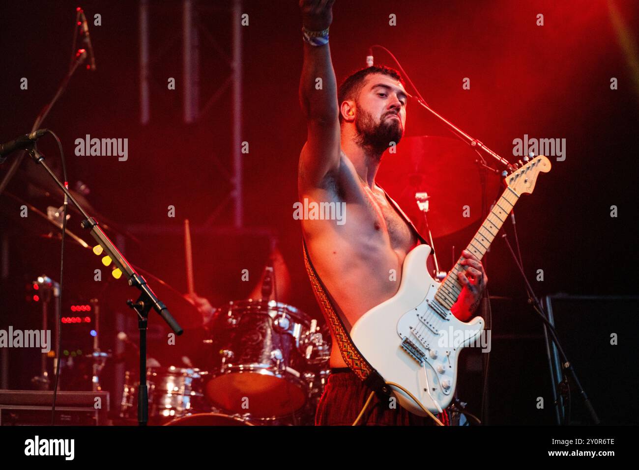 MARUJA, CONCERT, 2024: Harry Wilkinson of the band Maruja play the new ...