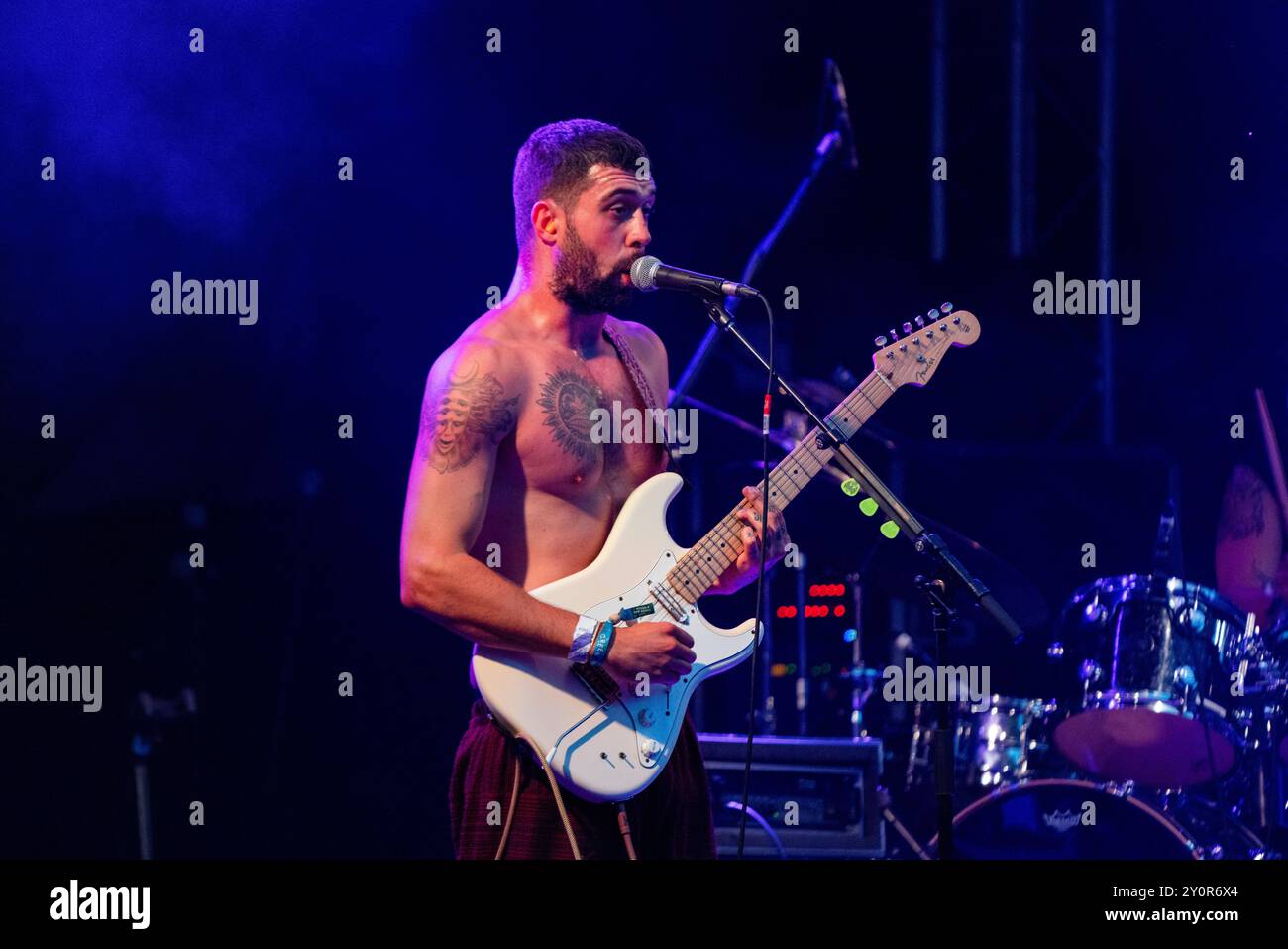 MARUJA, CONCERT, 2024: Harry Wilkinson of the band Maruja play the new ...