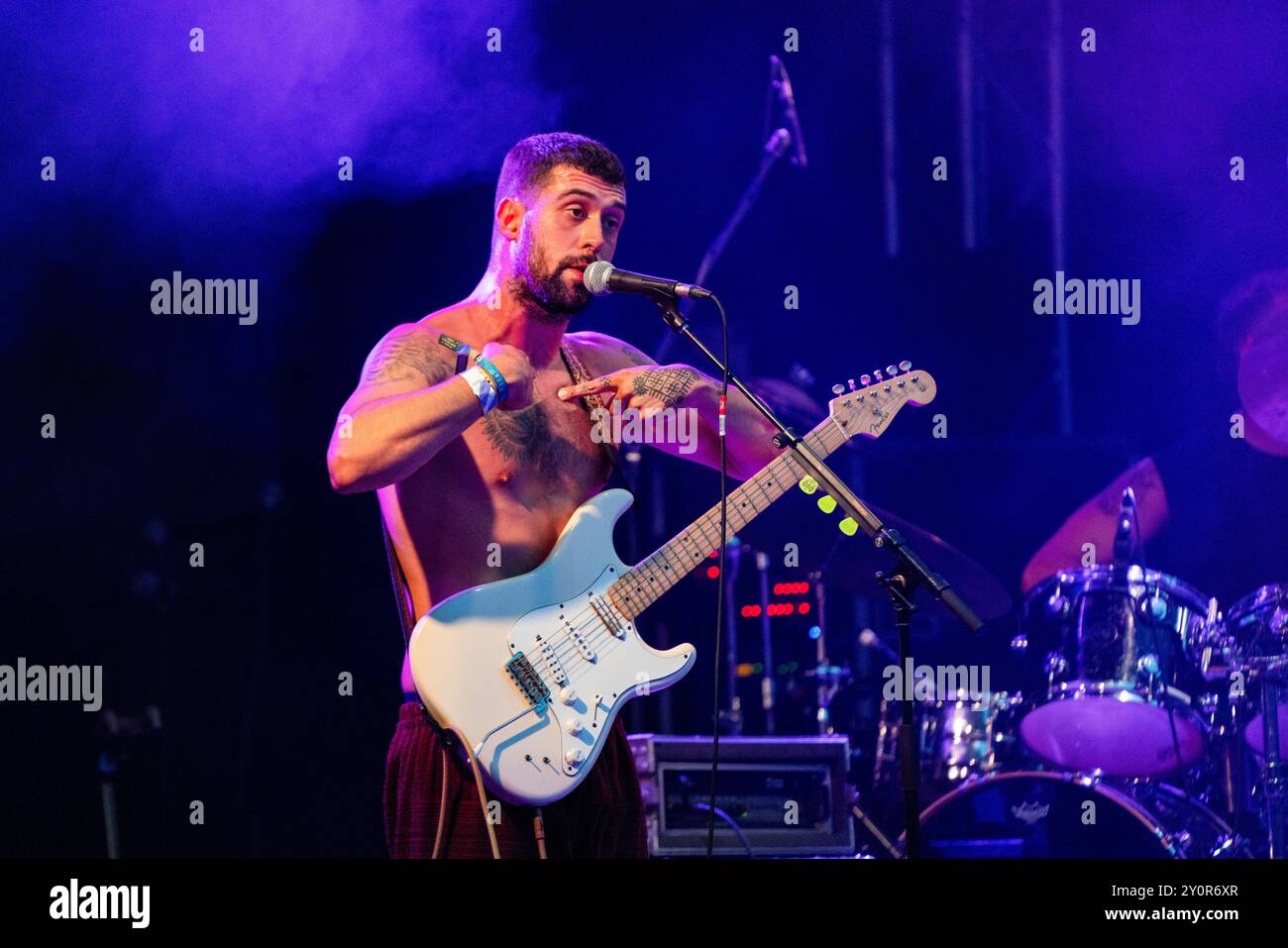 MARUJA, CONCERT, 2024: Harry Wilkinson of the band Maruja play the new ...