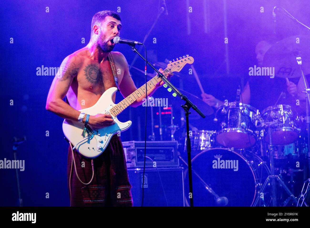 MARUJA, CONCERT, 2024: Harry Wilkinson of the band Maruja play the new ...