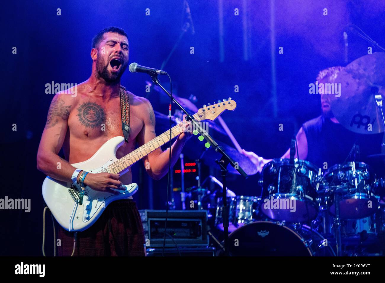 MARUJA, CONCERT, 2024: Harry Wilkinson of the band Maruja play the new ...