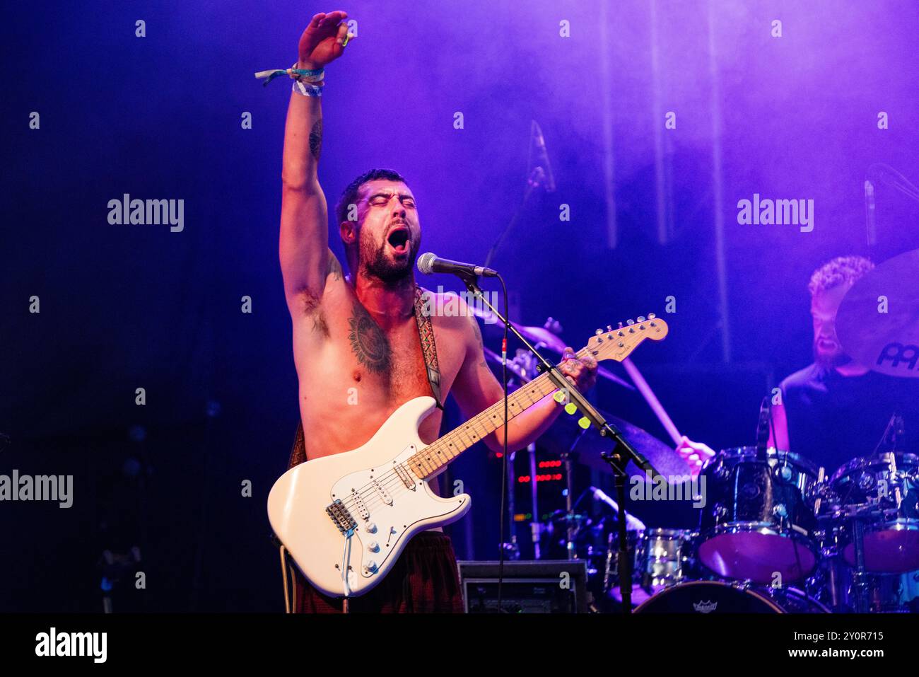 MARUJA, CONCERT, 2024: Harry Wilkinson of the band Maruja play the new ...