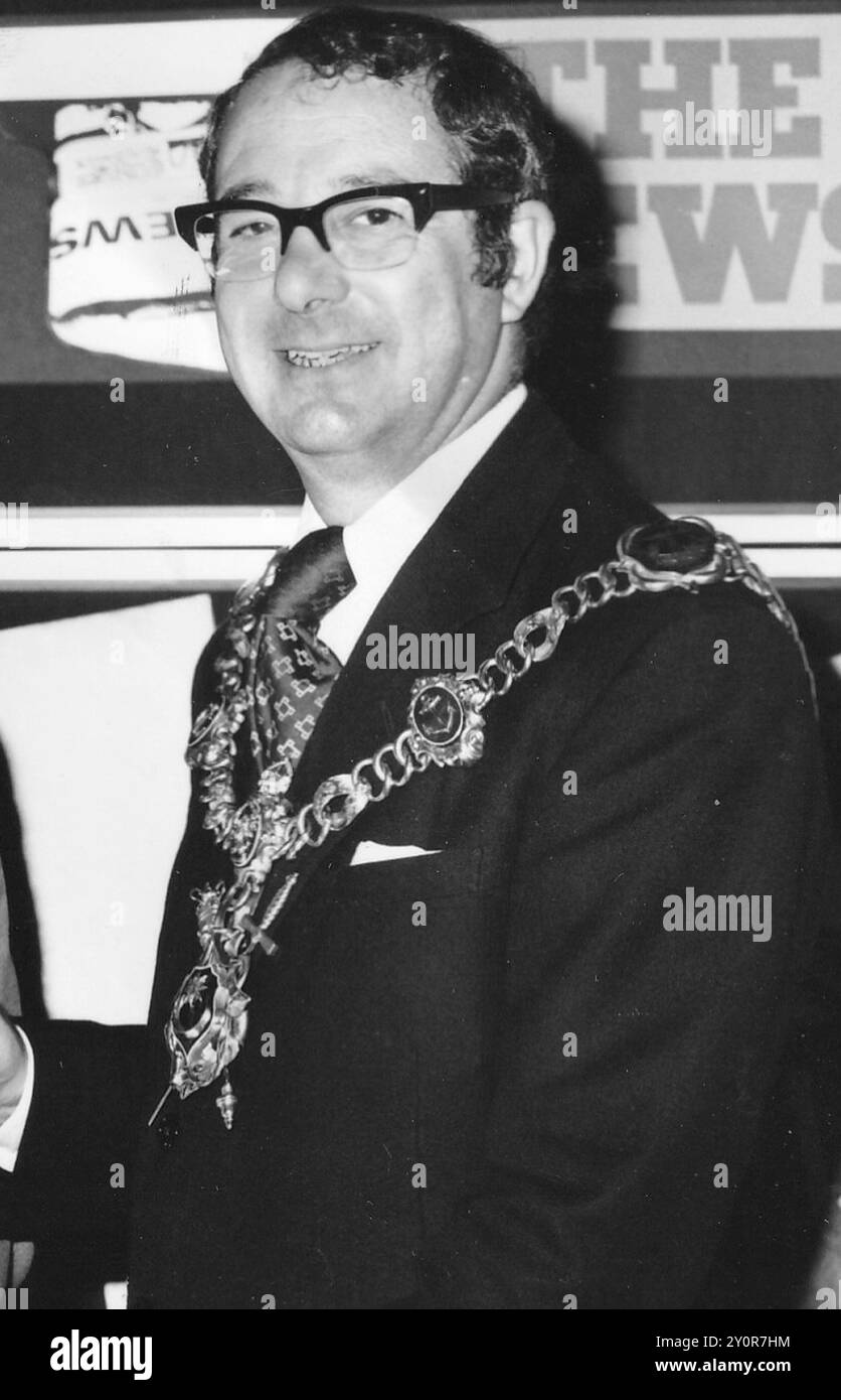 PORTSMOUTH LORD MAYOR RICHARD SOTNICK. 1979. PIC MIKE WALKER 1979 Stock ...