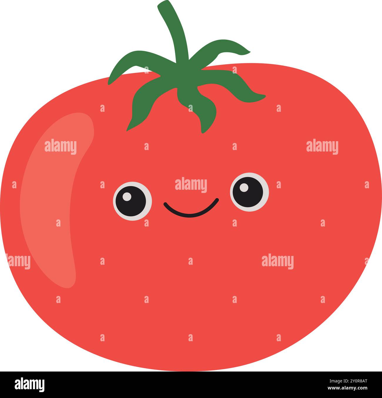 Cartoon red tomato smiling happy hi-res stock photography and images ...