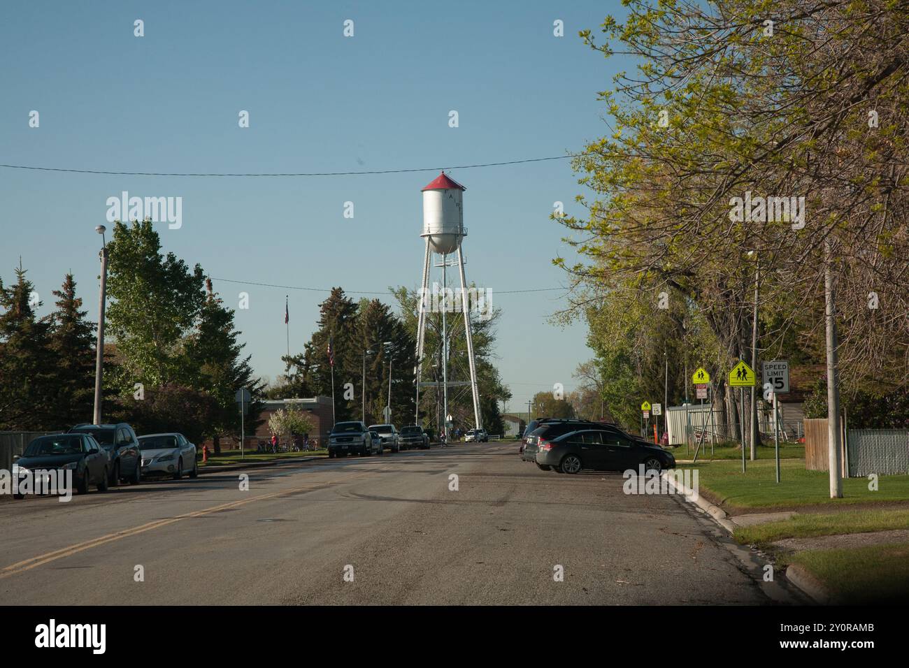 Water towers are frequently the only major landmark in rural ...