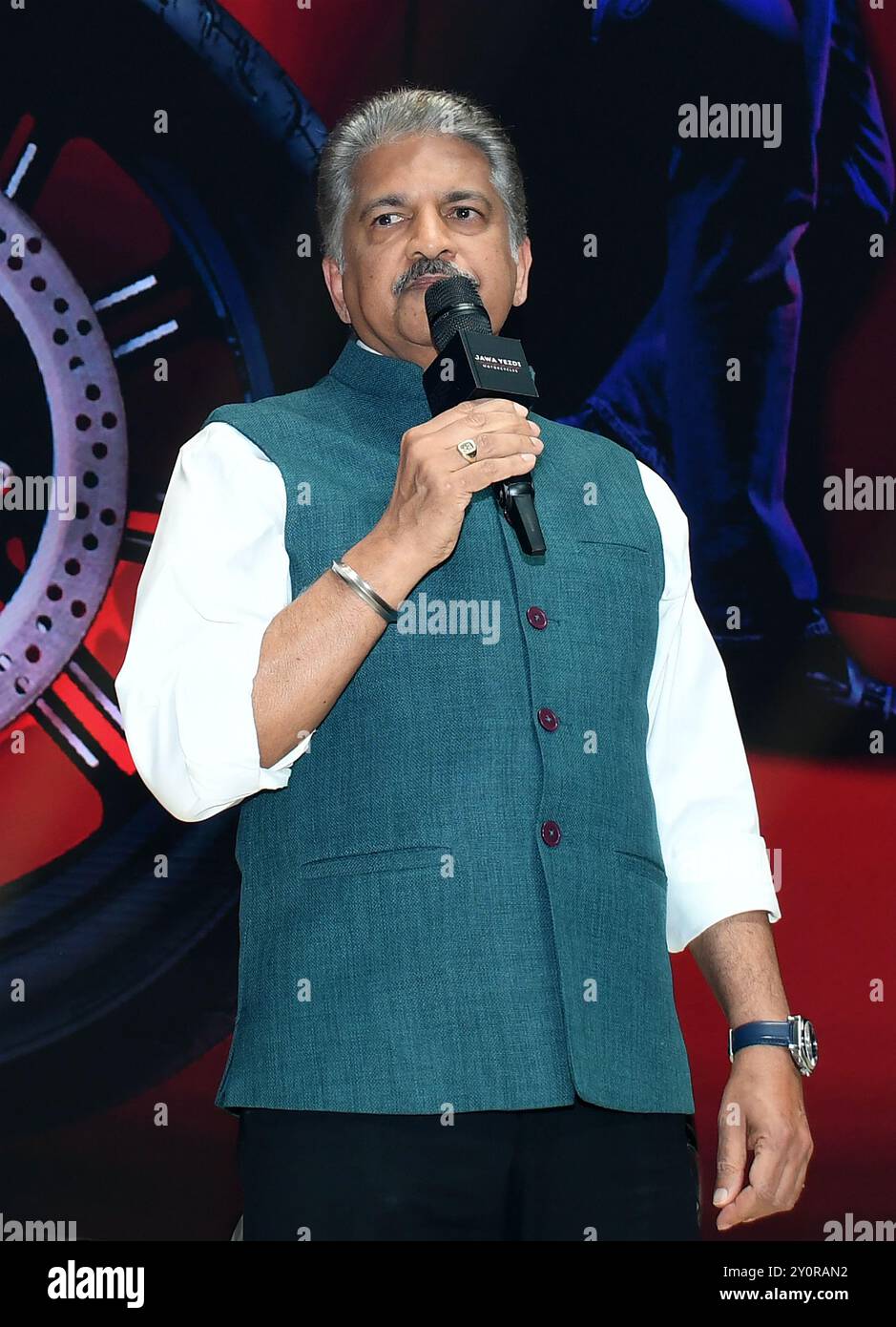 Chairperson of Mahindra and Mahindra, Anand Mahindra speaks during the ... Chairperson of Mahindra and Mahindra, Anand Mahindra speaks during the ...