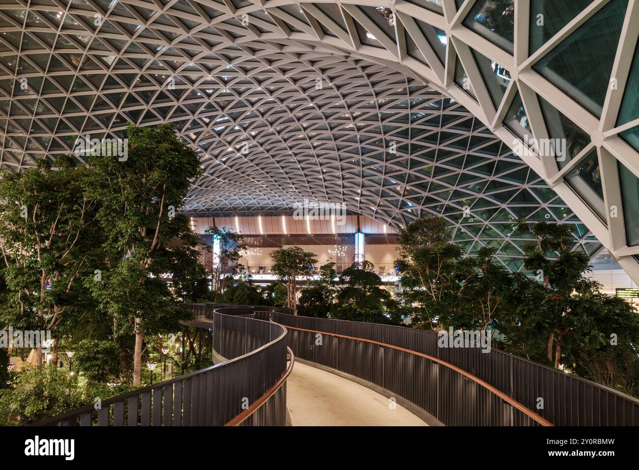 Doha, Qatar - 29 August 2024: The Orchard, Doha Airport’s Indoor ...