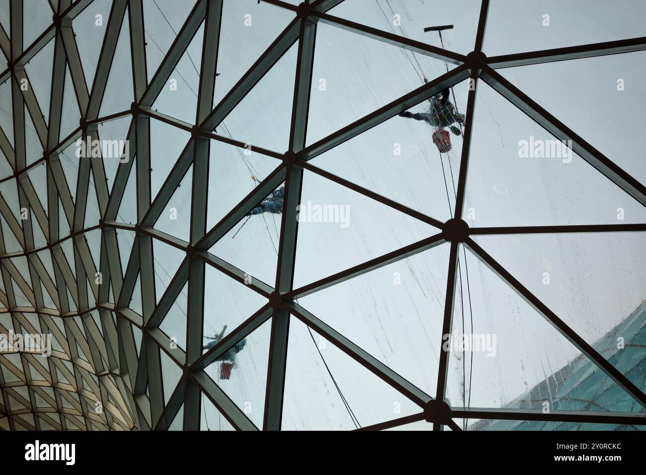 Glass triangular structure hi-res stock photography and images - Alamy