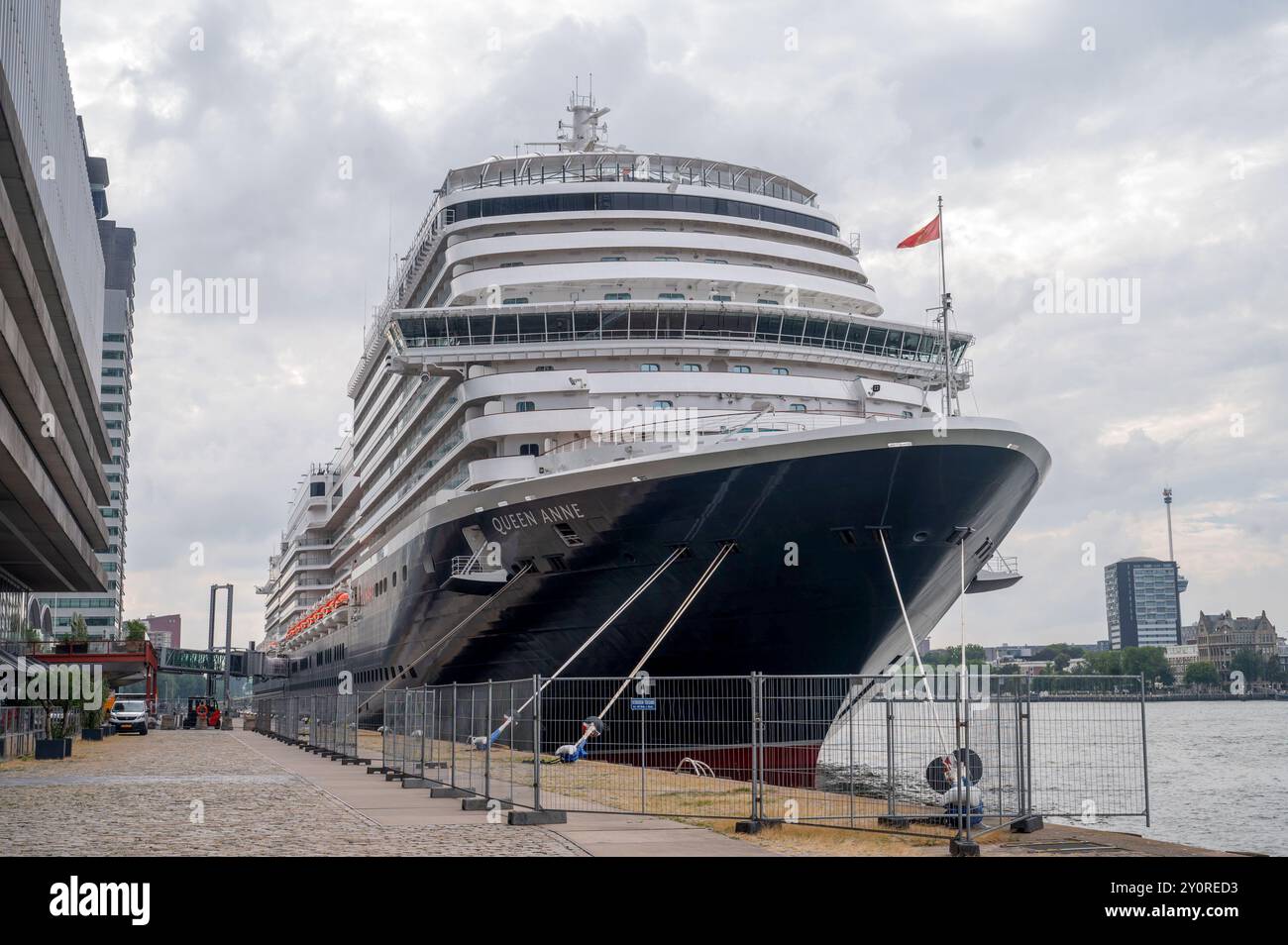 Cunard's newest cruise ship, the Queen Anne, launched in 2024 Stock ...