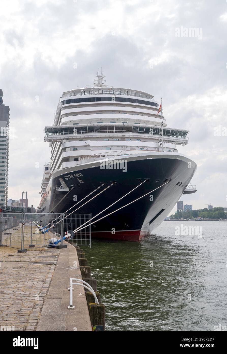 Cunard's newest cruise ship, the Queen Anne, launched in 2024 Stock ...