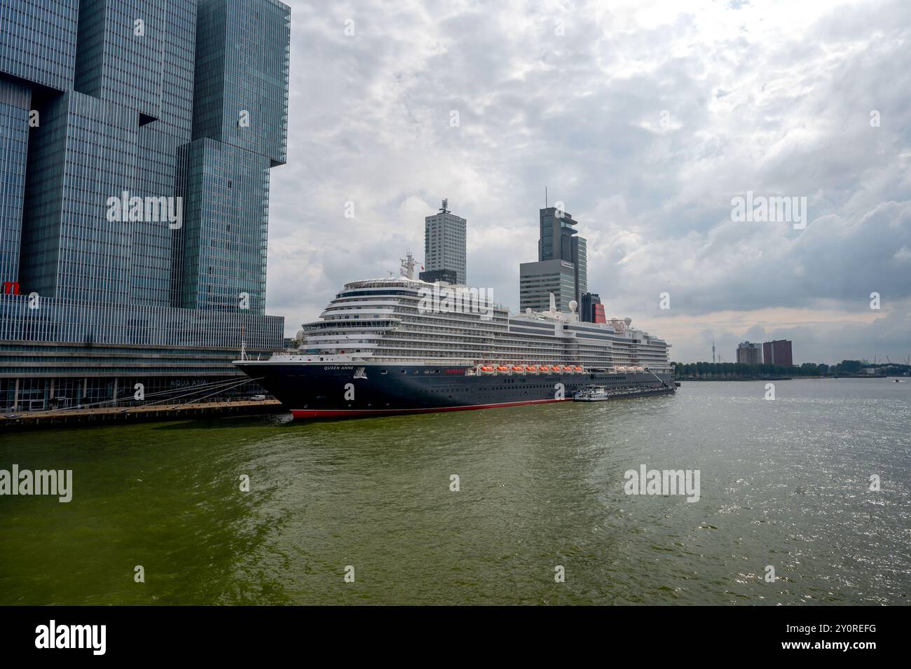 Cunard's newest cruise ship, the Queen Anne, launched in 2024 Stock ...