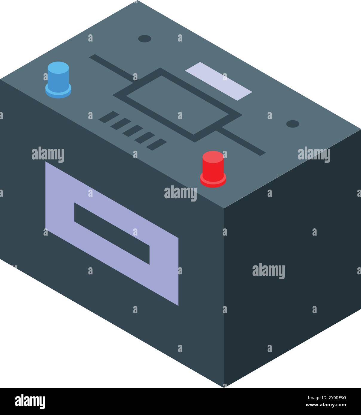 Car battery providing electrical current for starting engine and ...
