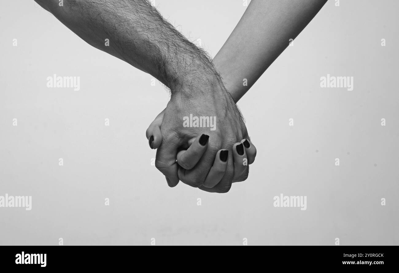 Helping hand. Holding hands, close up. Giving a helping hand. Rescue ...