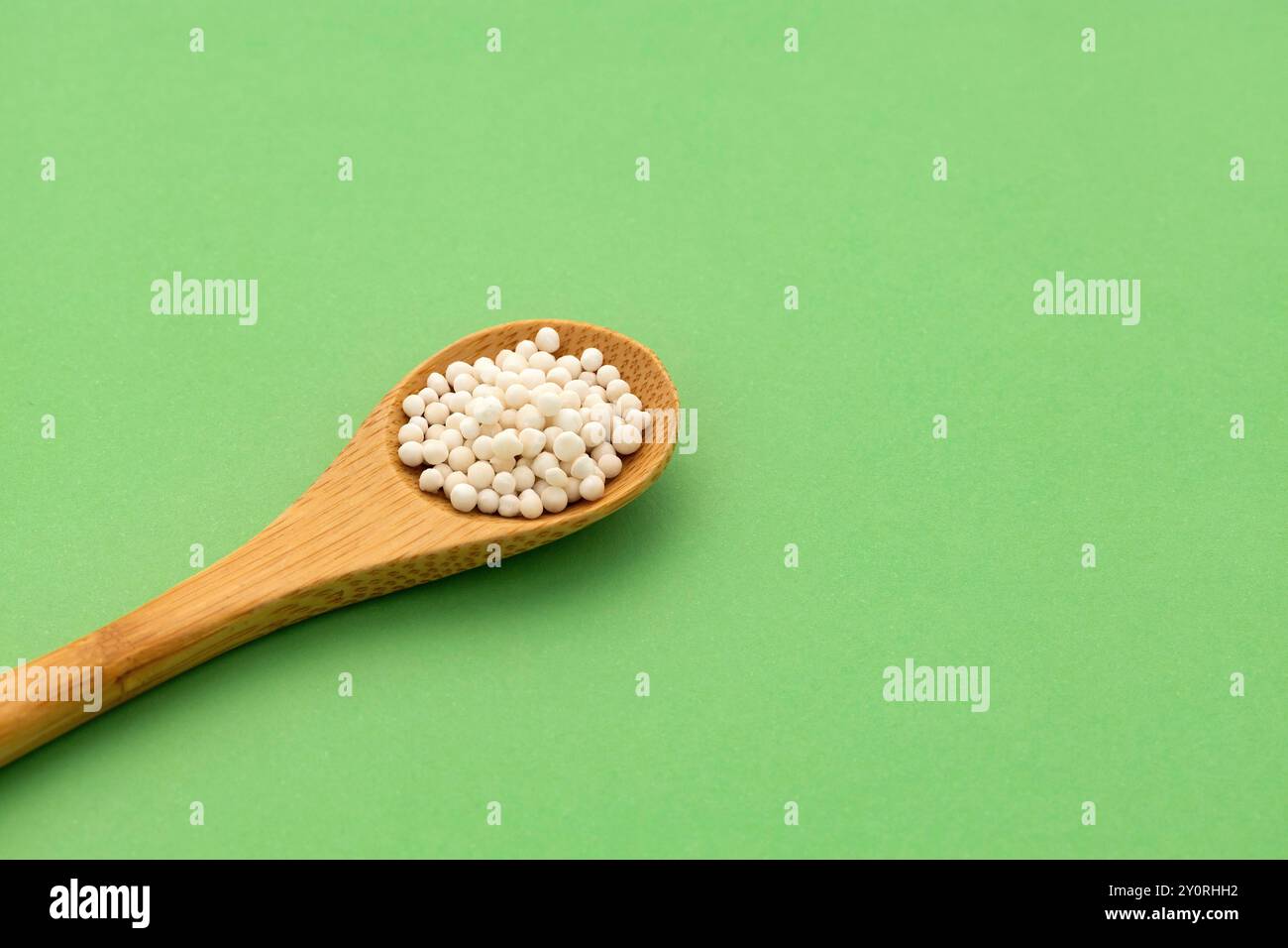 Organic tapioca pearls, cassava starch from the yuca root - Manihot ...