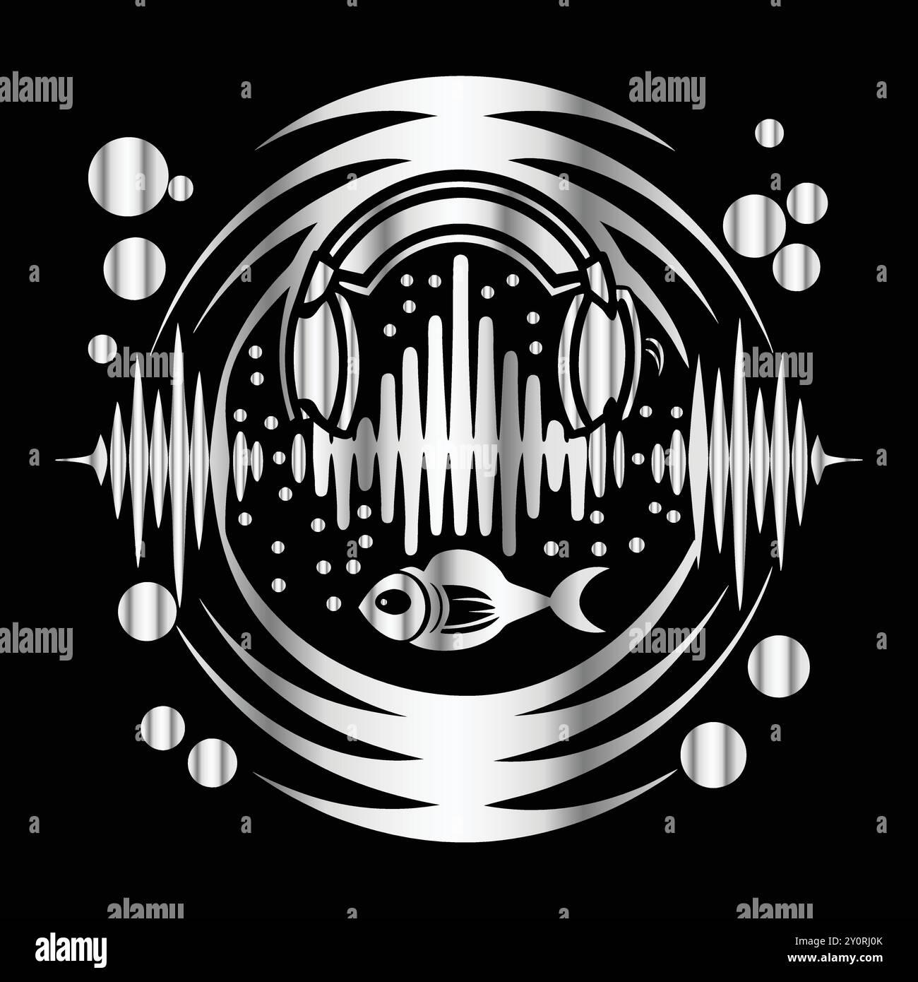 Logo for scuba diving on an isolated background. Vector logo or icon ...