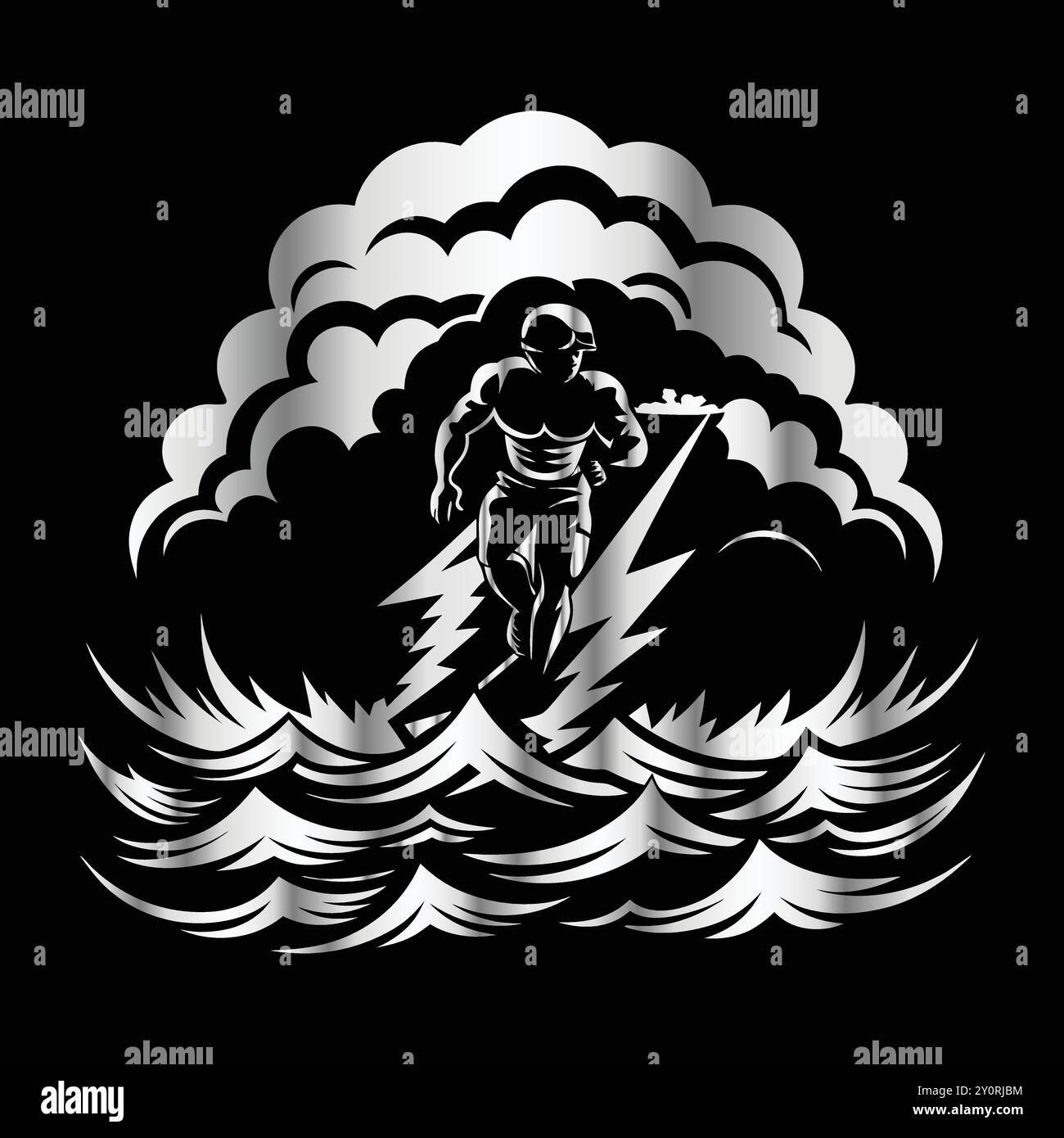 Logo for scuba diving on an isolated background. Vector logo or icon ...