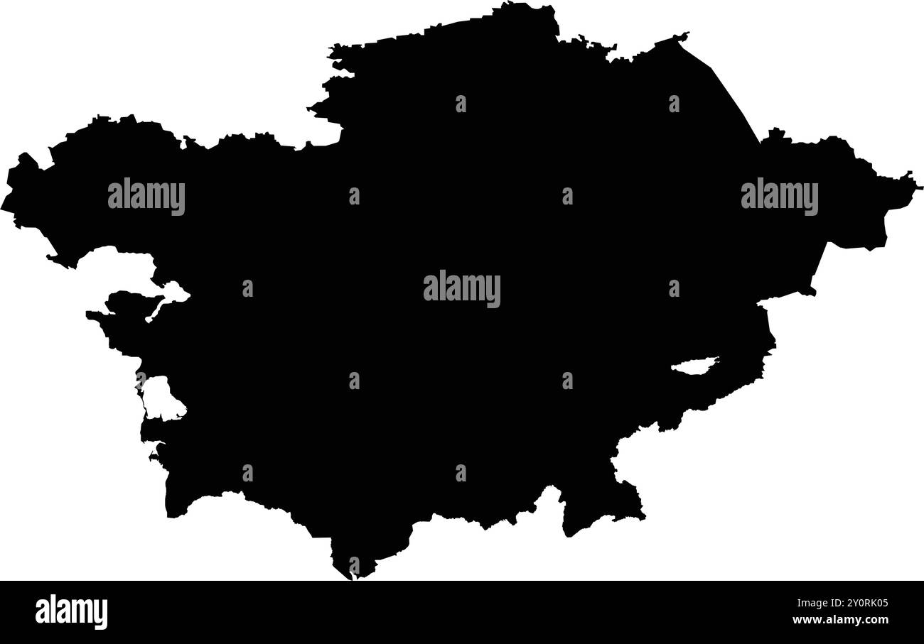 Asia map cartography Cut Out Stock Images & Pictures - Alamy