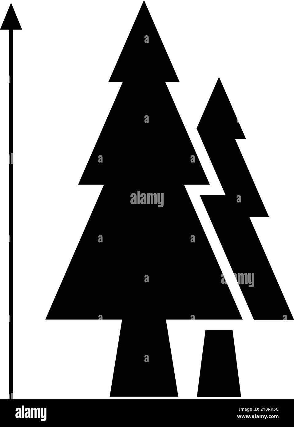 altitude icon, height symbol illustration design Stock Vector Image ...