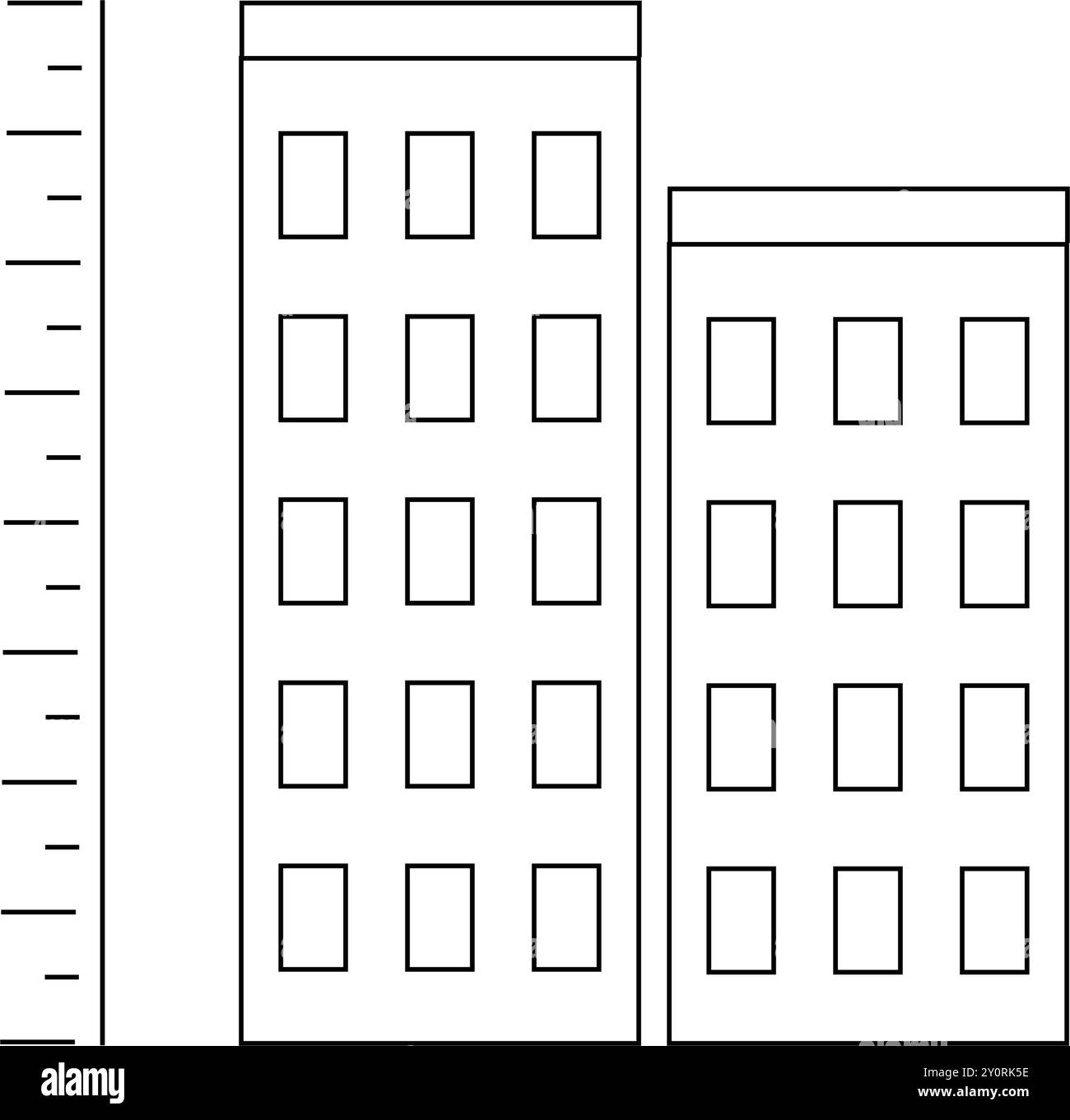 altitude icon, height symbol illustration design Stock Vector Image ...